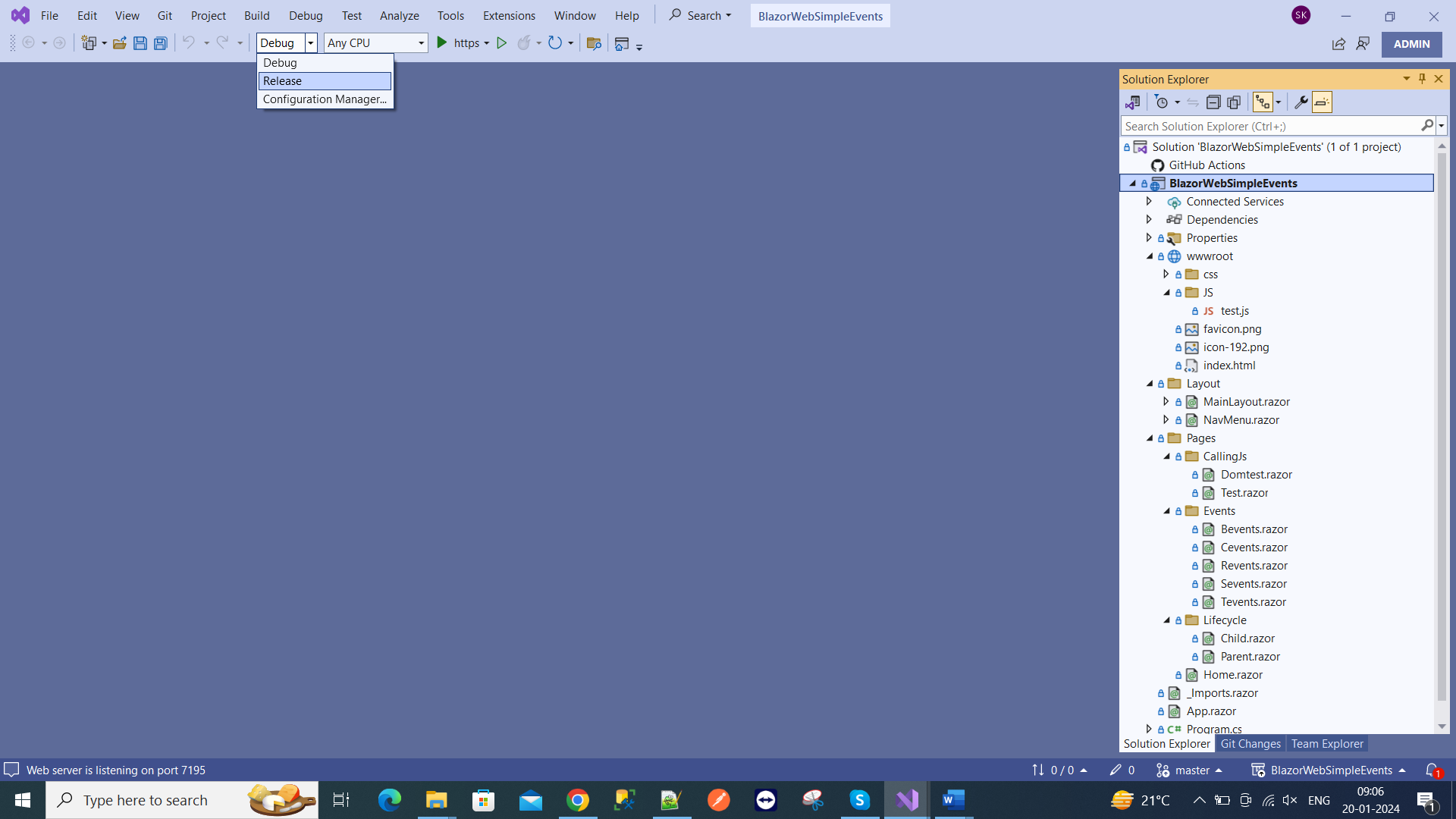 Deploying The Blazor Application Into Iis 0046